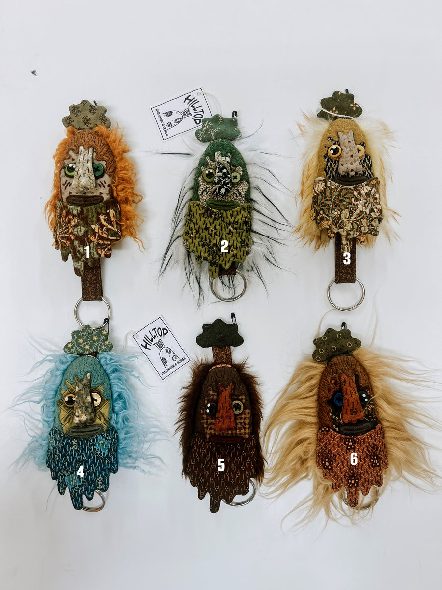 Hilltop | Sassy/Wildman Key Rings – Little Beehive